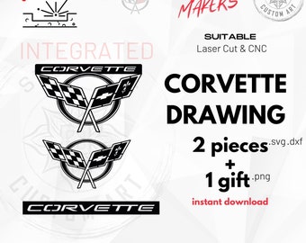 Laser Cut Corvette - Etsy