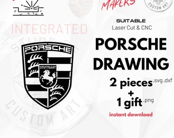 Porsche Logo Drawing