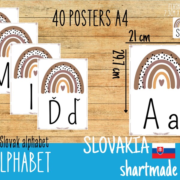 Slovak Alphabet - Etsy
