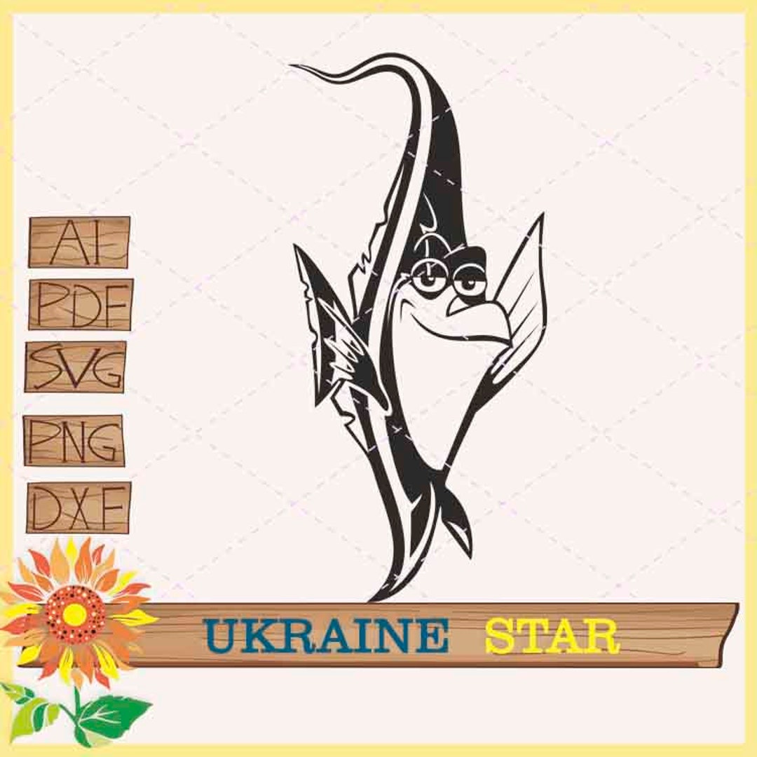 Cool Fish Svg Clipart Png Cute Sea Animals - Etsy