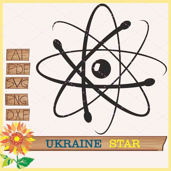 Atomic Svg - Etsy