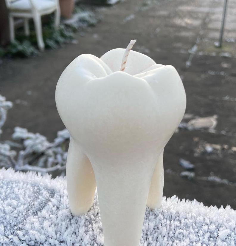 Tooth Candle/ Dental Gift/ Dentist/graduation Gift/christmas Gift ...