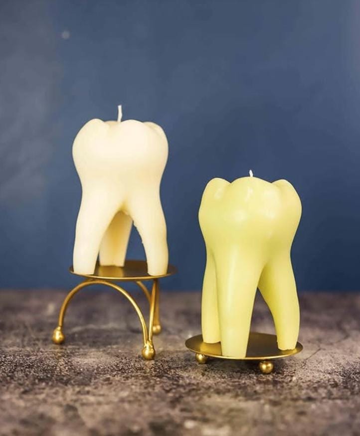 Tooth Candle/ Dental Gift/ Dentist/graduation Gift/christmas Gift ...