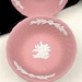 Rare Wedgwood Pink Jasperware Matching Pair of Small Bowls / Trinket ...