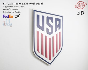 Usa Team Decal - Etsy