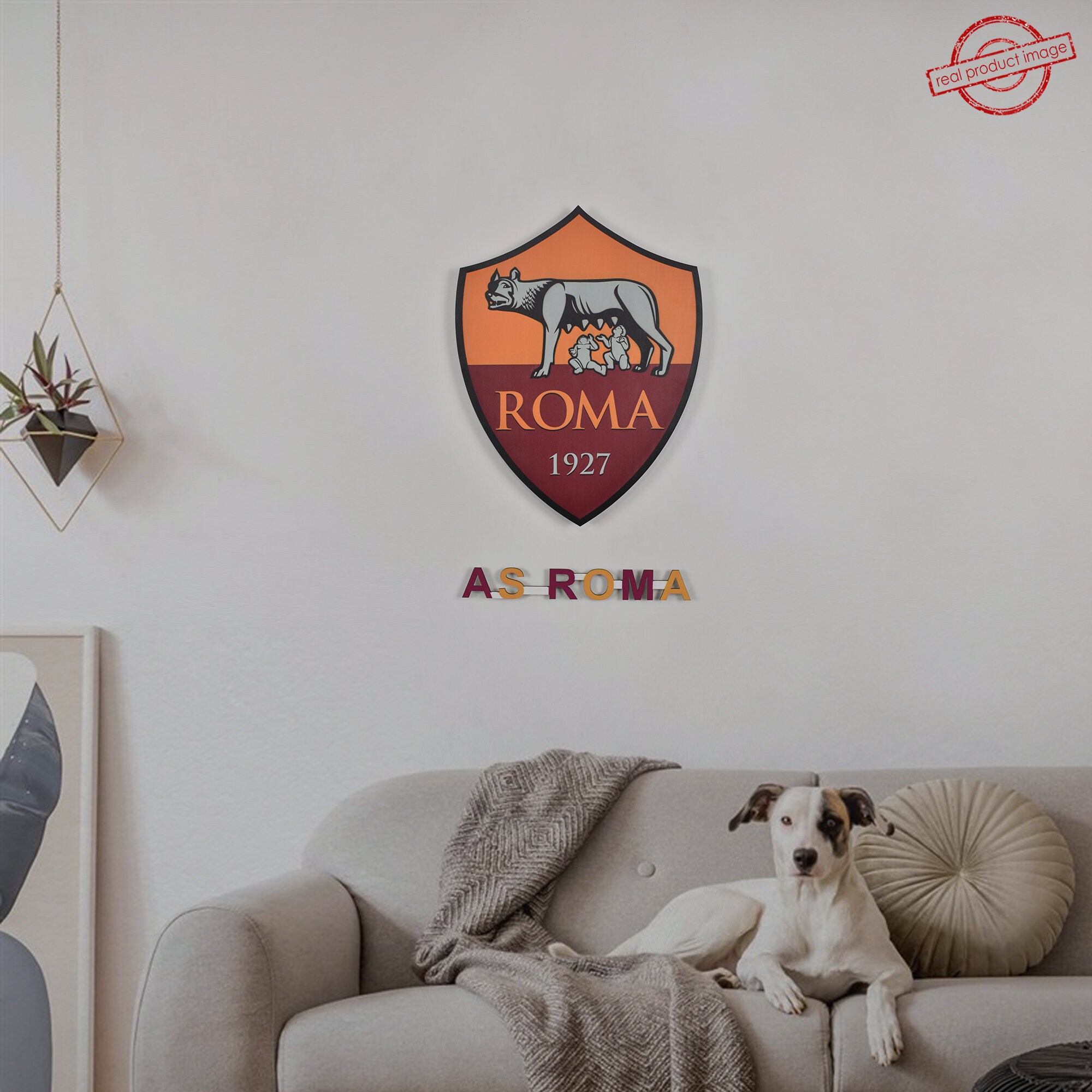AS Roma Team Logo. Wall Art AS Roma. for Wall AS Roma. Roma - Etsy Canada