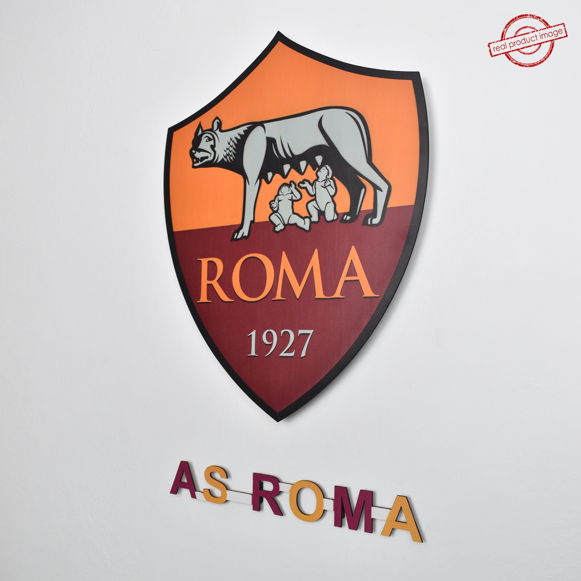 AS Roma Team Logo. Wall Art AS Roma. for Wall AS Roma. Roma - Etsy Canada