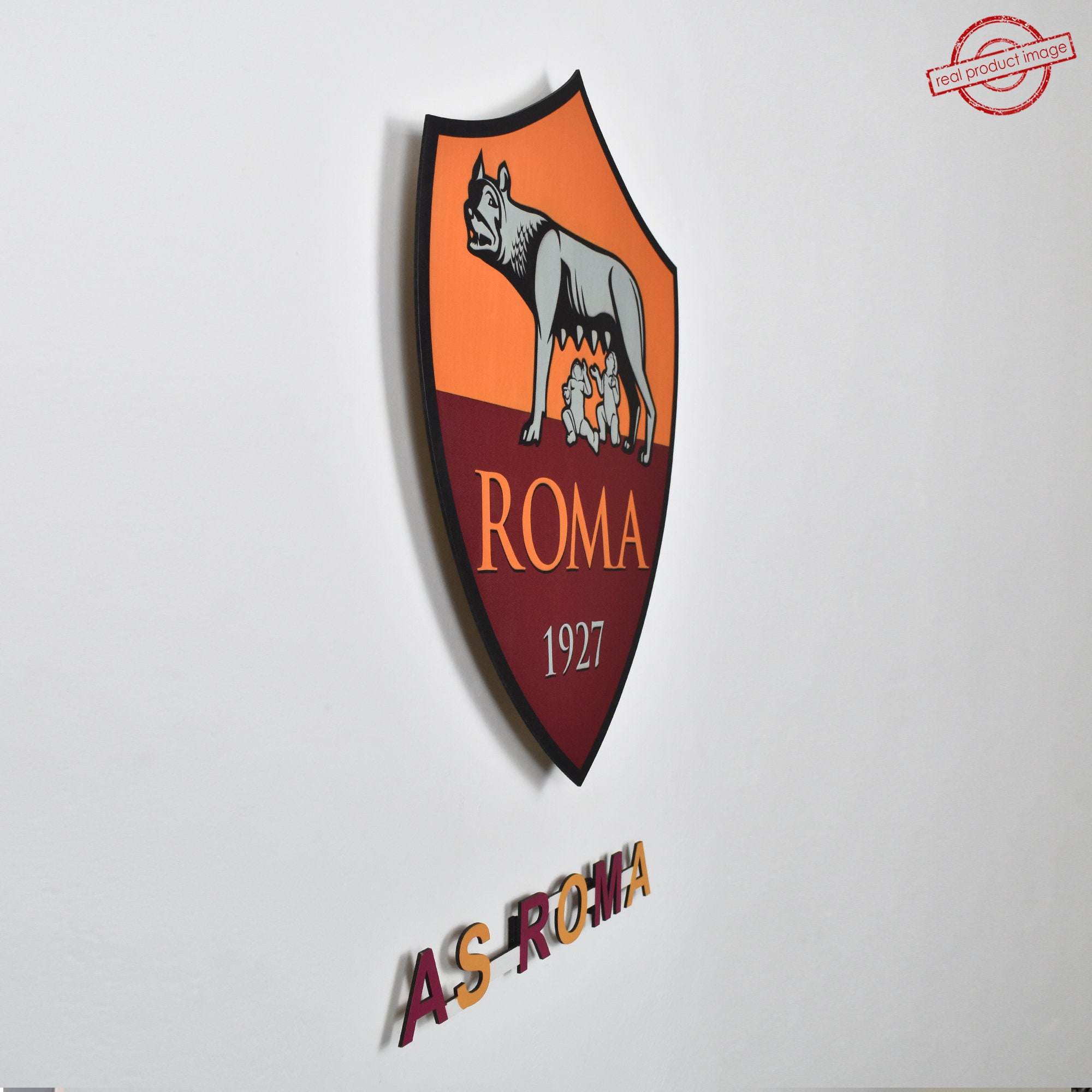 AS Roma Team Logo. Wall Art AS Roma. for Wall AS Roma. Roma - Etsy Canada