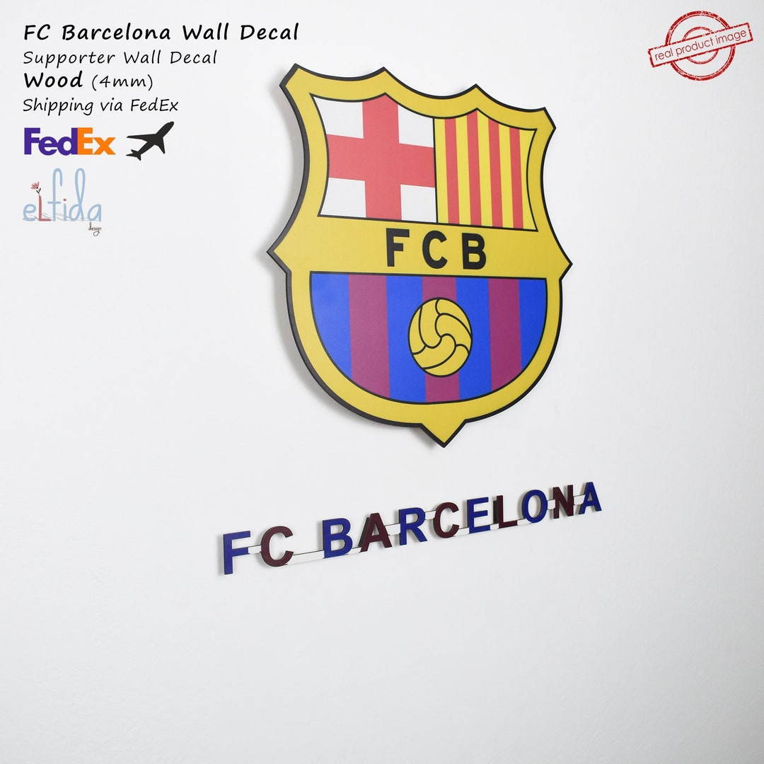 Fc Barcelona Team Logo. Wall Art FC Barcelona. for Wall FC Barcelona ...