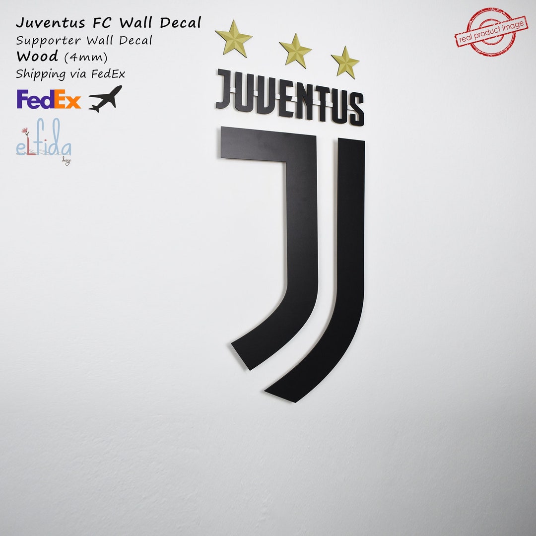 Juventus FC Team Logo. Wall Art Juventus FC. for Wall Juventus FC ...