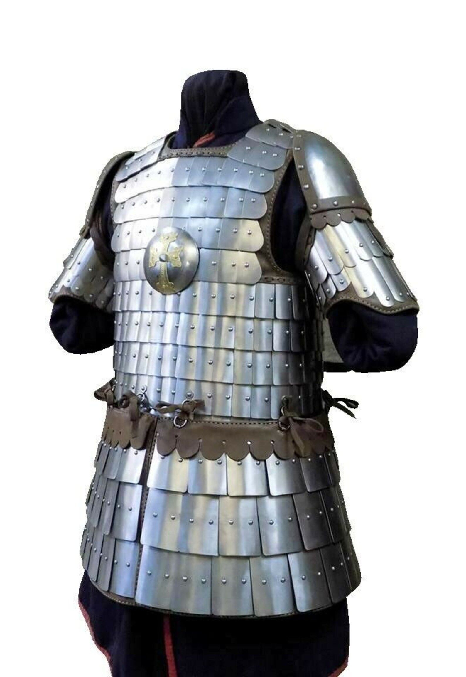 Medieval Knight Breastplate Scale Armor, German Ancient Rus 16th ...