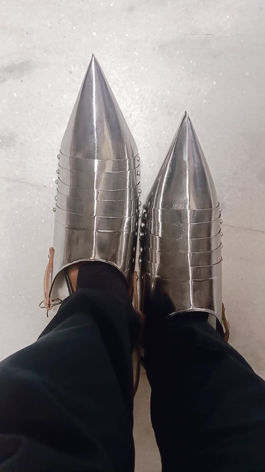 Medieval Armor Battle Steel Shoes /knight Crusader Cosplay Roman's ...