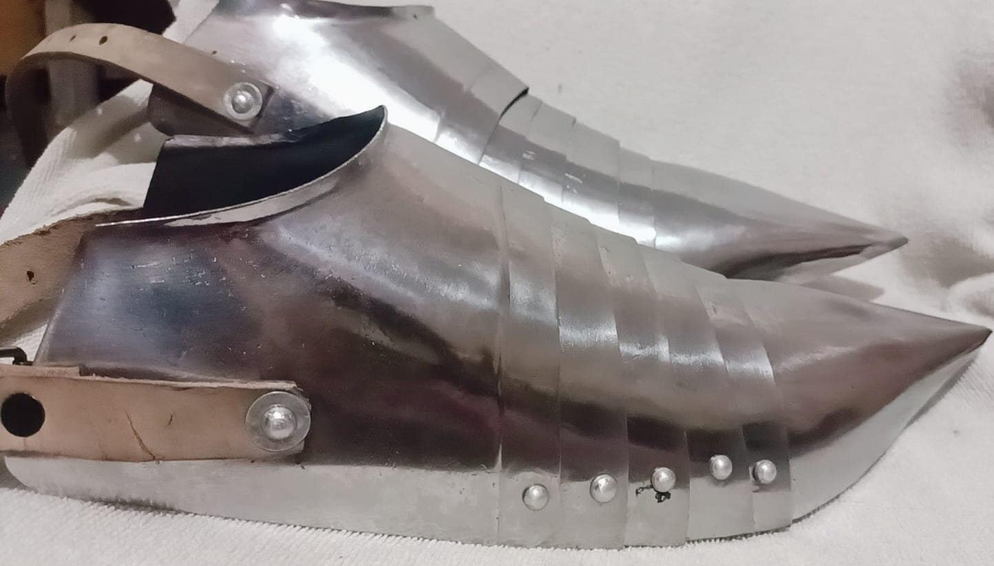 Medieval Armor Battle Steel Shoes /knight Crusader Cosplay Roman's ...