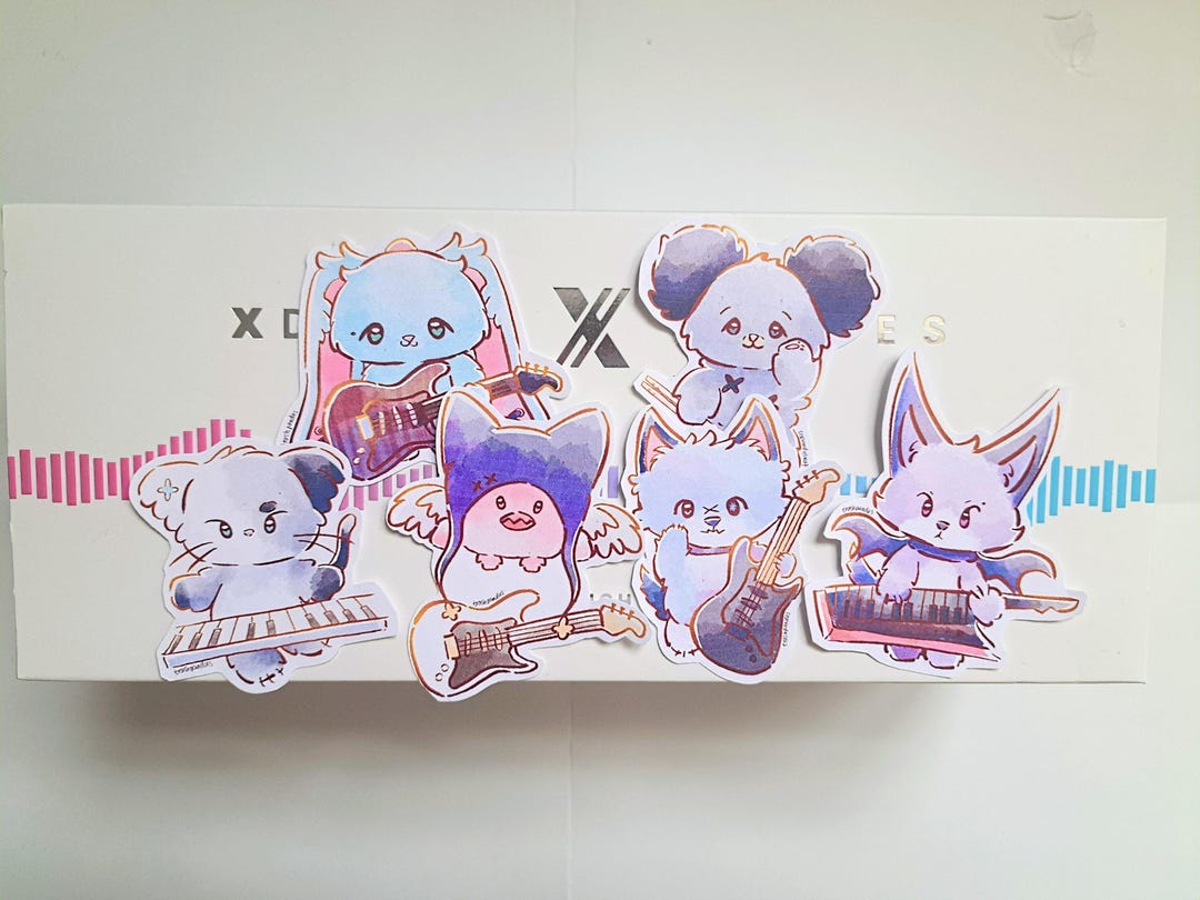 Xdinary Heroes: Xdinary Monsters Inspired Stickers - Etsy