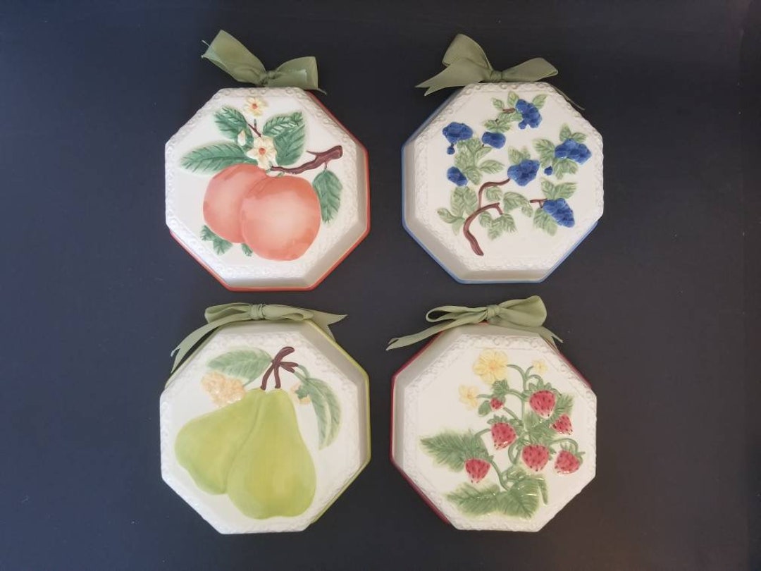 Avon Sweet Country Harvest Set of 4 Decorative Molds - Etsy