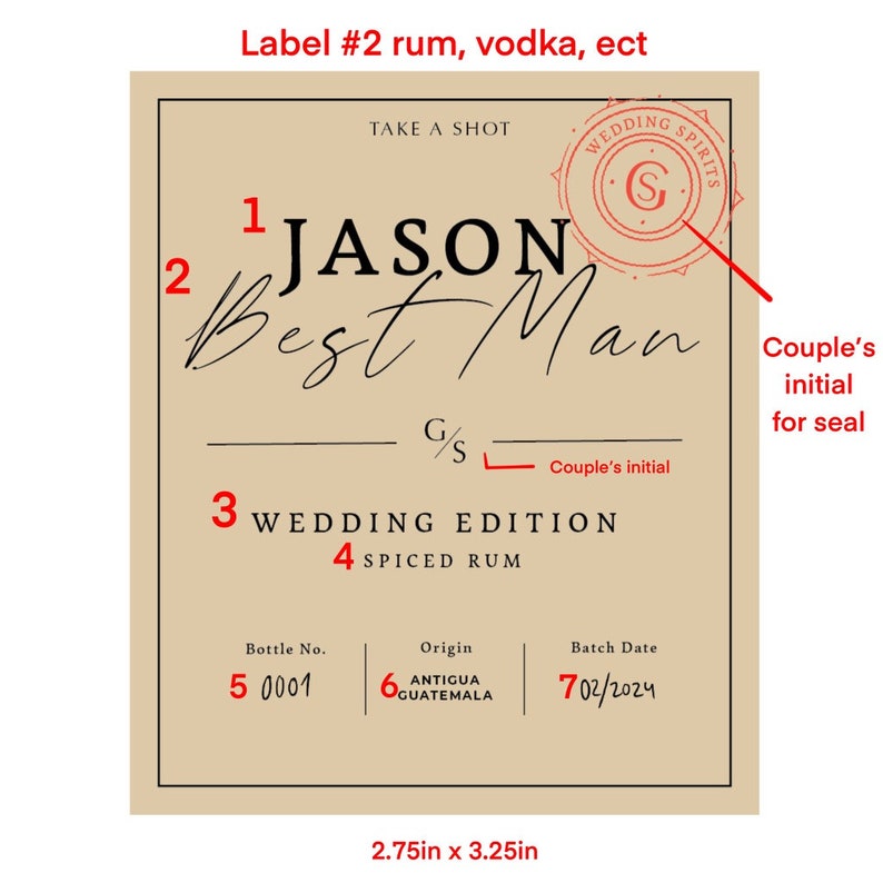 Custom Liquor Bottle Labels - Etsy