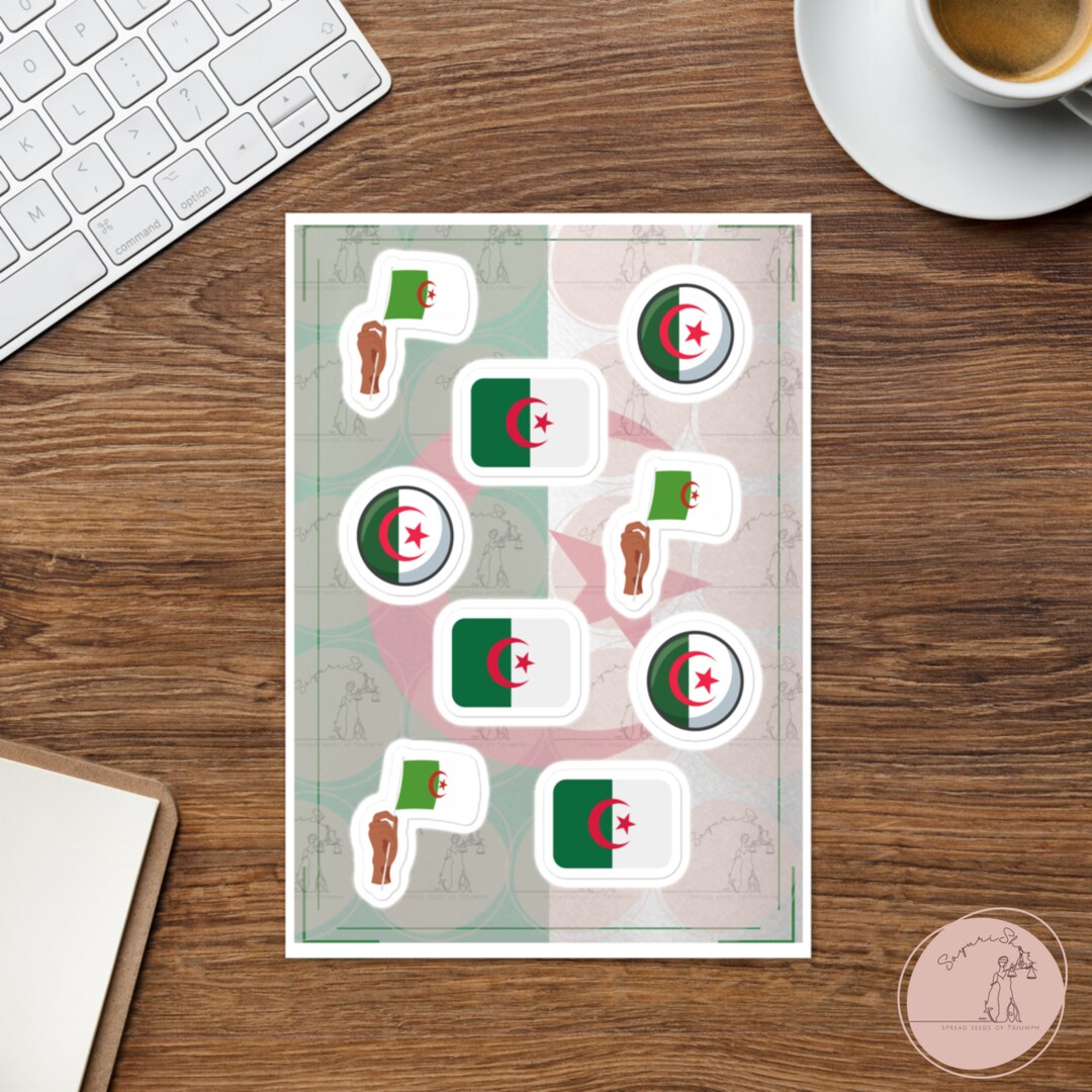 Stickers Algeria Flag - Etsy