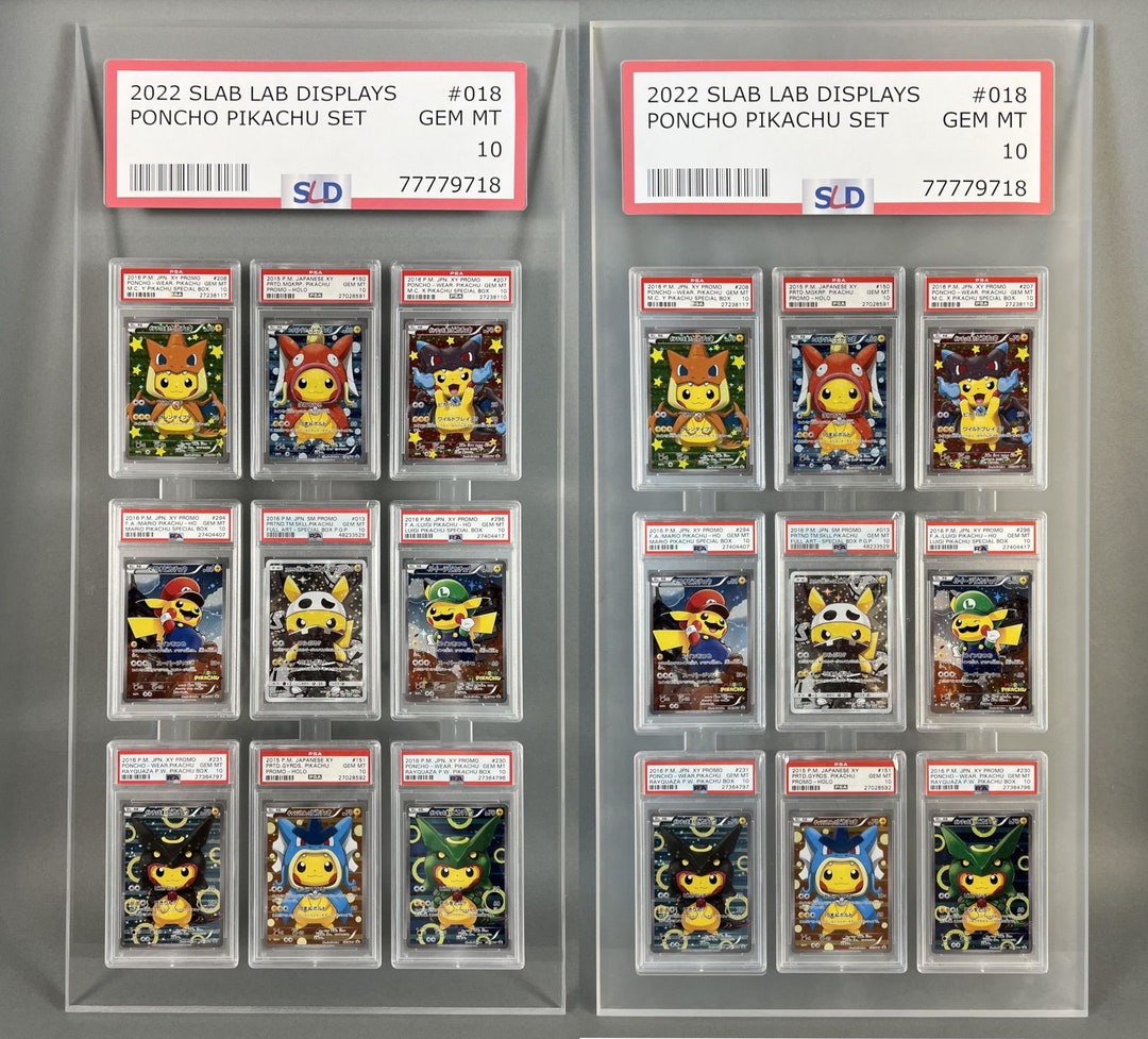 Jumbo PSA Slab Display Clear Giant Slab Replica Holder Display Case - Etsy