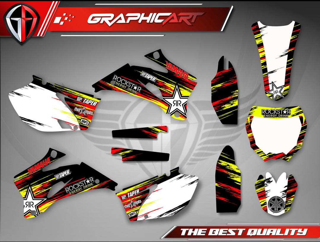Graphic Kit Yamaha YZF 250F/450F (2003-2009) Yamaha YZ250F - Yamaha YZF ...