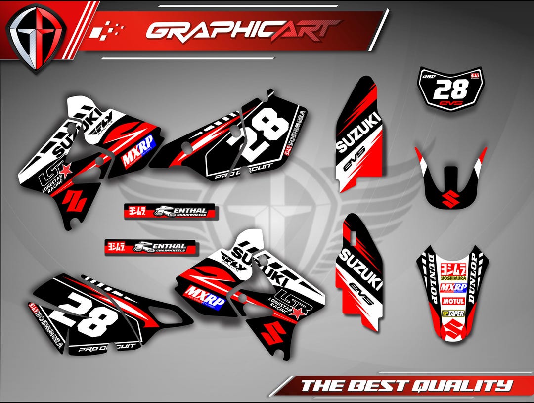 Graphics Decal Kit for Suzuki DRZ400SM (all Years) - Etsy
