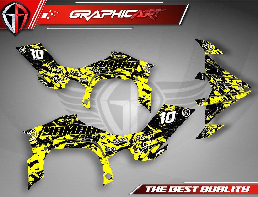 Graphics Kit for YAMAHA YFZ450 2009-2013 - Fully Customizable Style! - Etsy