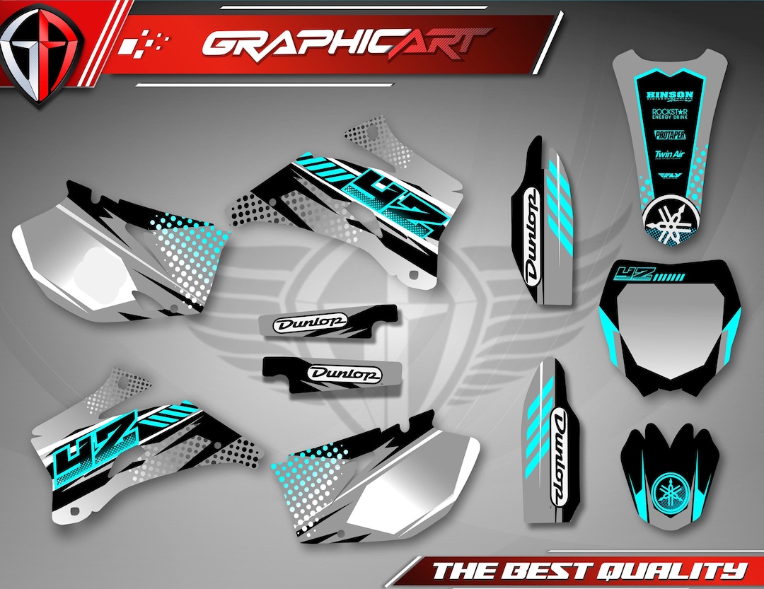 Graphic Kit Yamaha YZF 250F/450F (2006-2009) Yamaha YZ250F - Yamaha YZF ...
