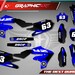 Graphics Kit for YAMAHA YZ250F 2019-2023 - YZ450F 2018-2022 ...