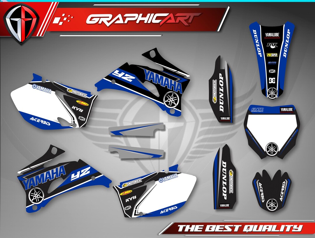 Graphic Kit Yamaha YZF 250F/450F (2003-2009) Yamaha YZ250F - Yamaha YZF ...