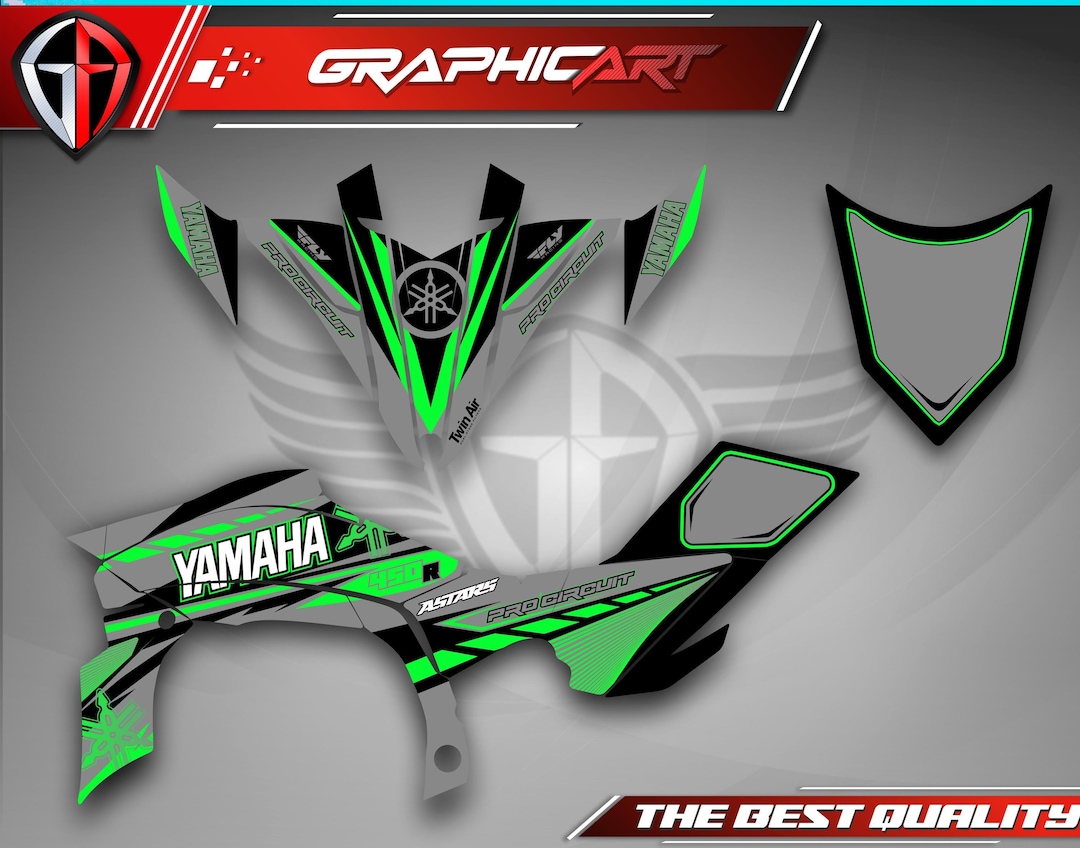 Graphics Kit for YAMAHA YFZ450 2009-2013 - Fully Customizable Style! - Etsy