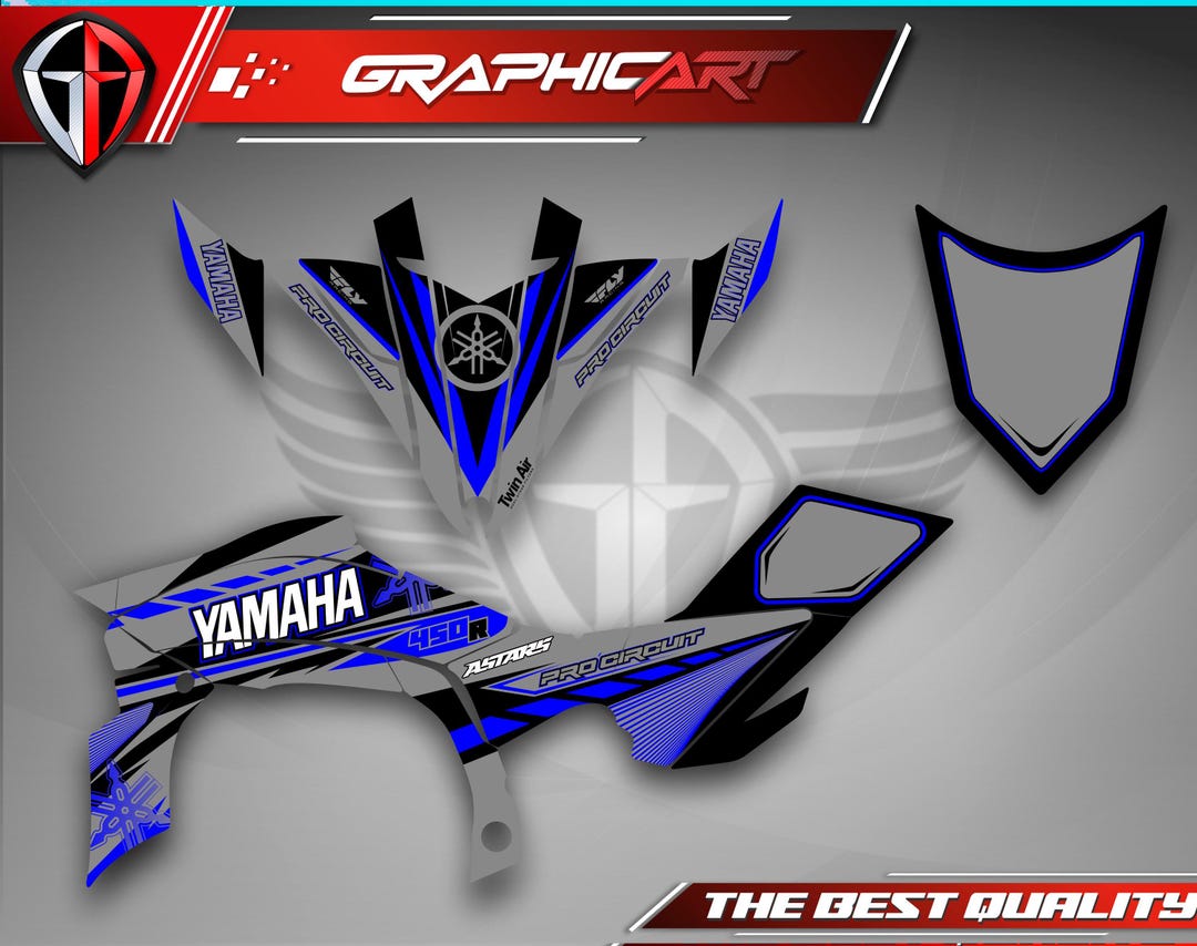 Graphics Kit for YAMAHA YFZ450 2009-2013 - Fully Customizable Style! - Etsy