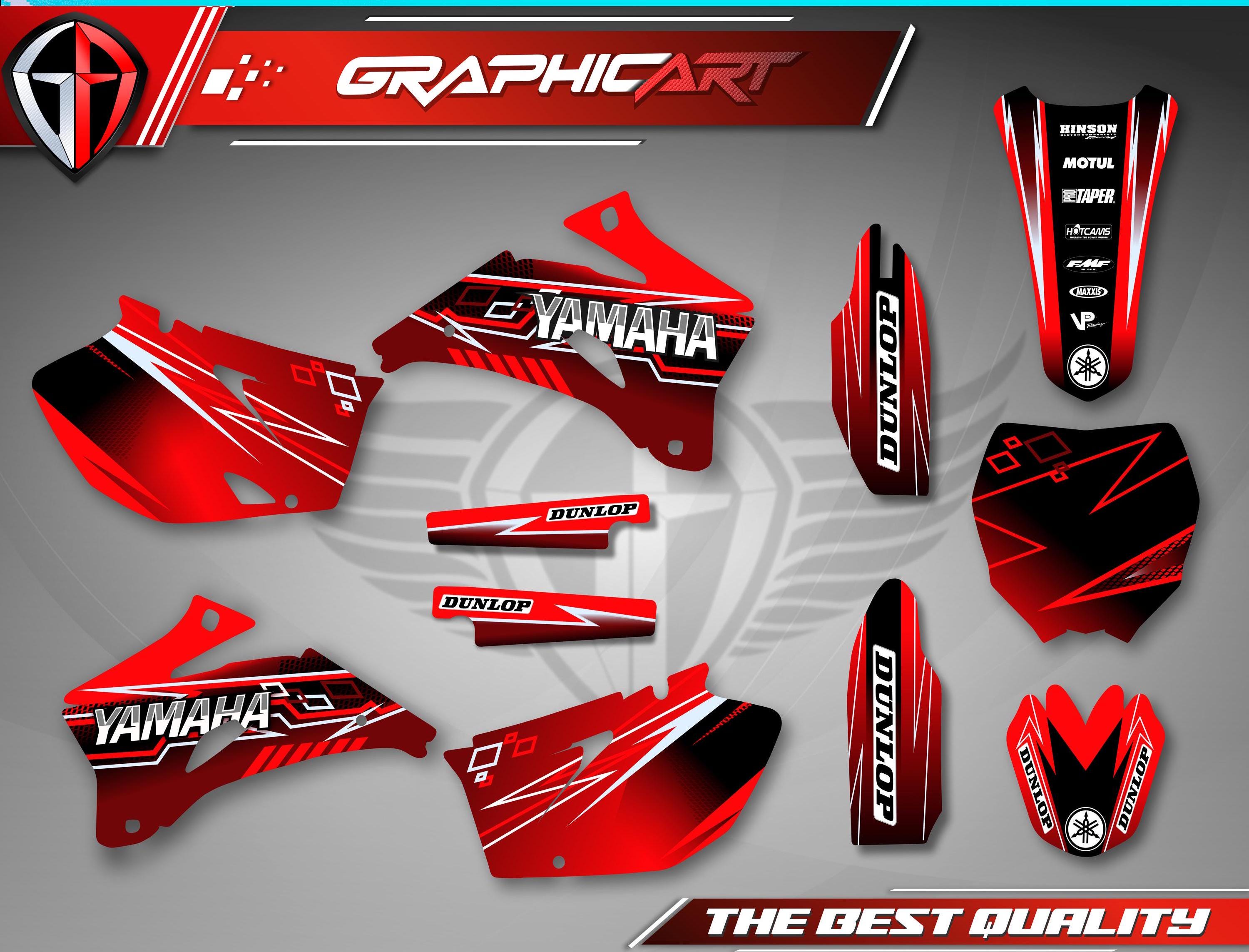 Graphic Kit Yamaha YZF 250F/450F (2003-2009) Yamaha YZ250F - Yamaha YZF ...