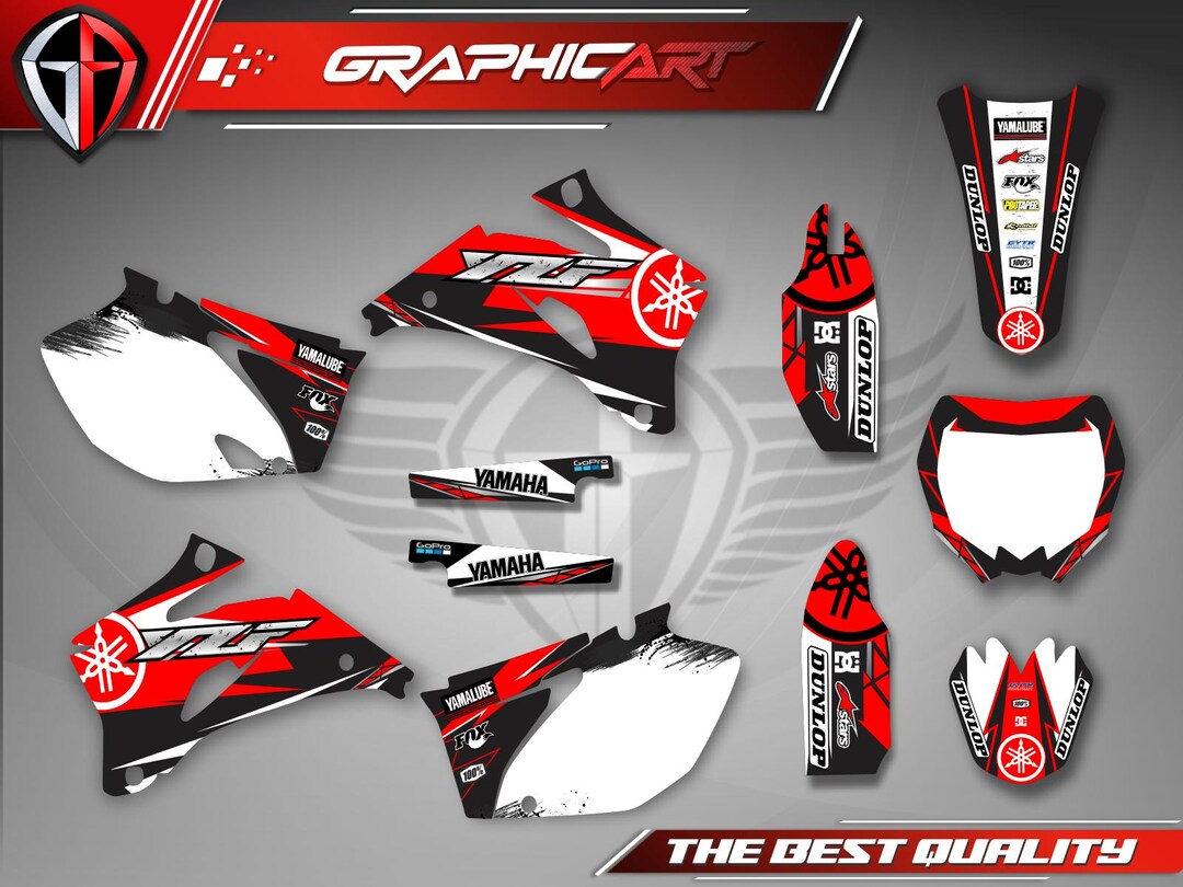 Graphic Kit Yamaha YZF 250F/450F (2003-2009) Yamaha YZ250F - Yamaha YZF ...