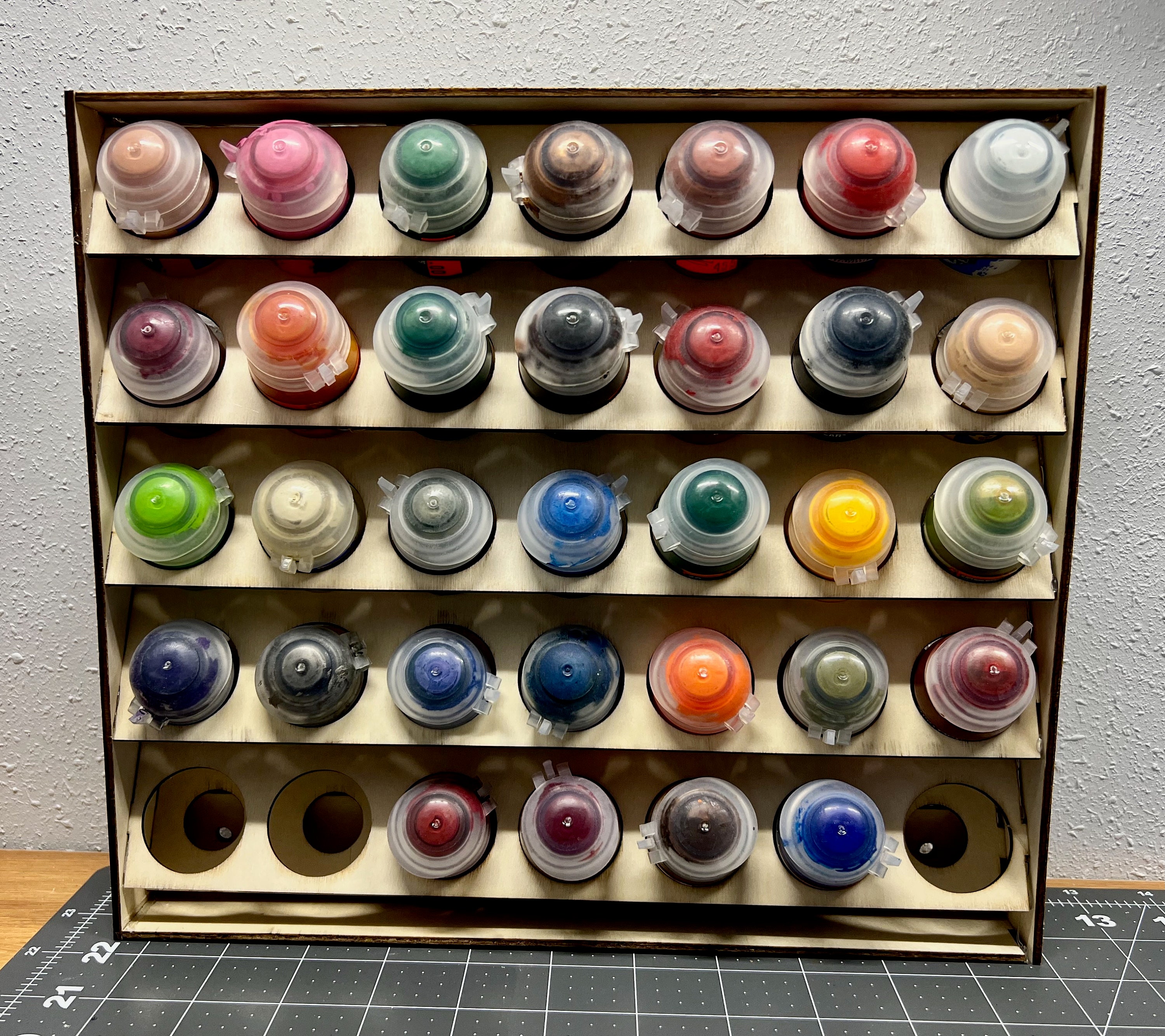 Modular Hobby Paint Rack - Vallejo, Citadel, Army Painter, AK ...