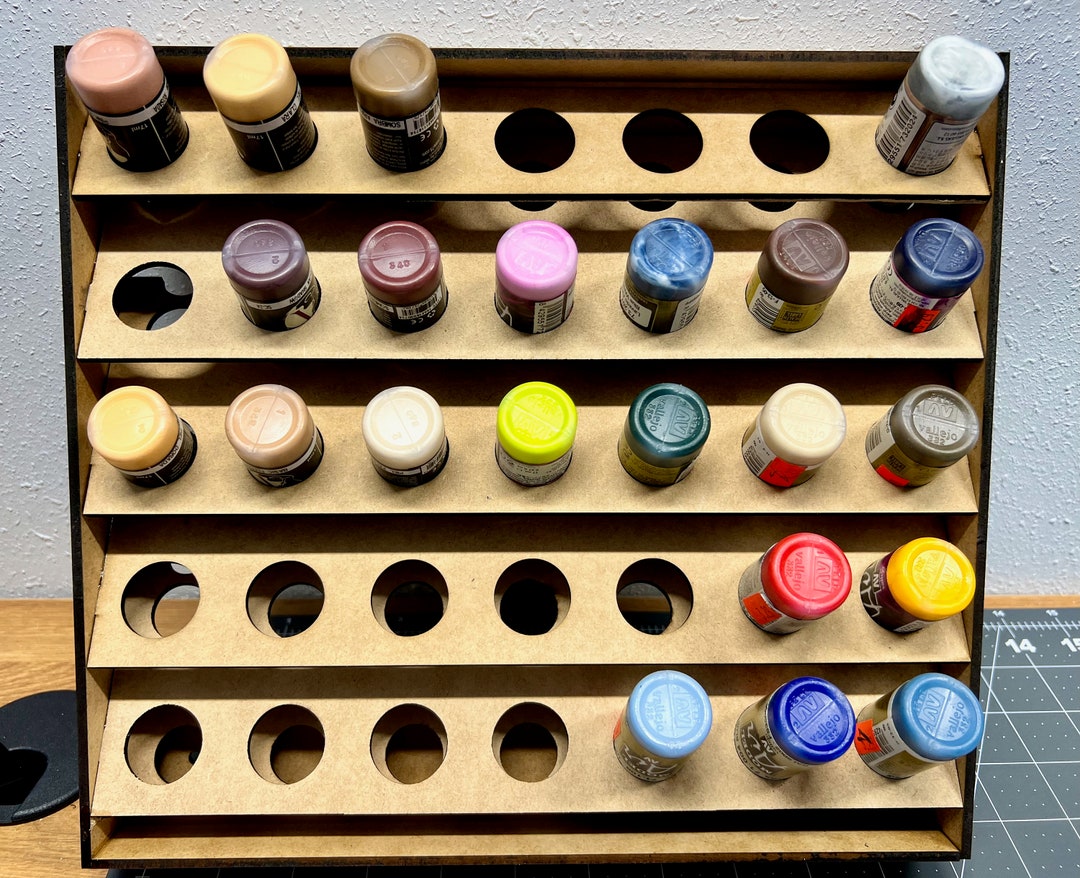Modular Hobby Paint Rack - Vallejo, Citadel, Army Painter, AK ...
