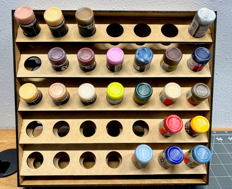 Modular Hobby Paint Rack - Vallejo, Citadel, Army Painter, AK ...