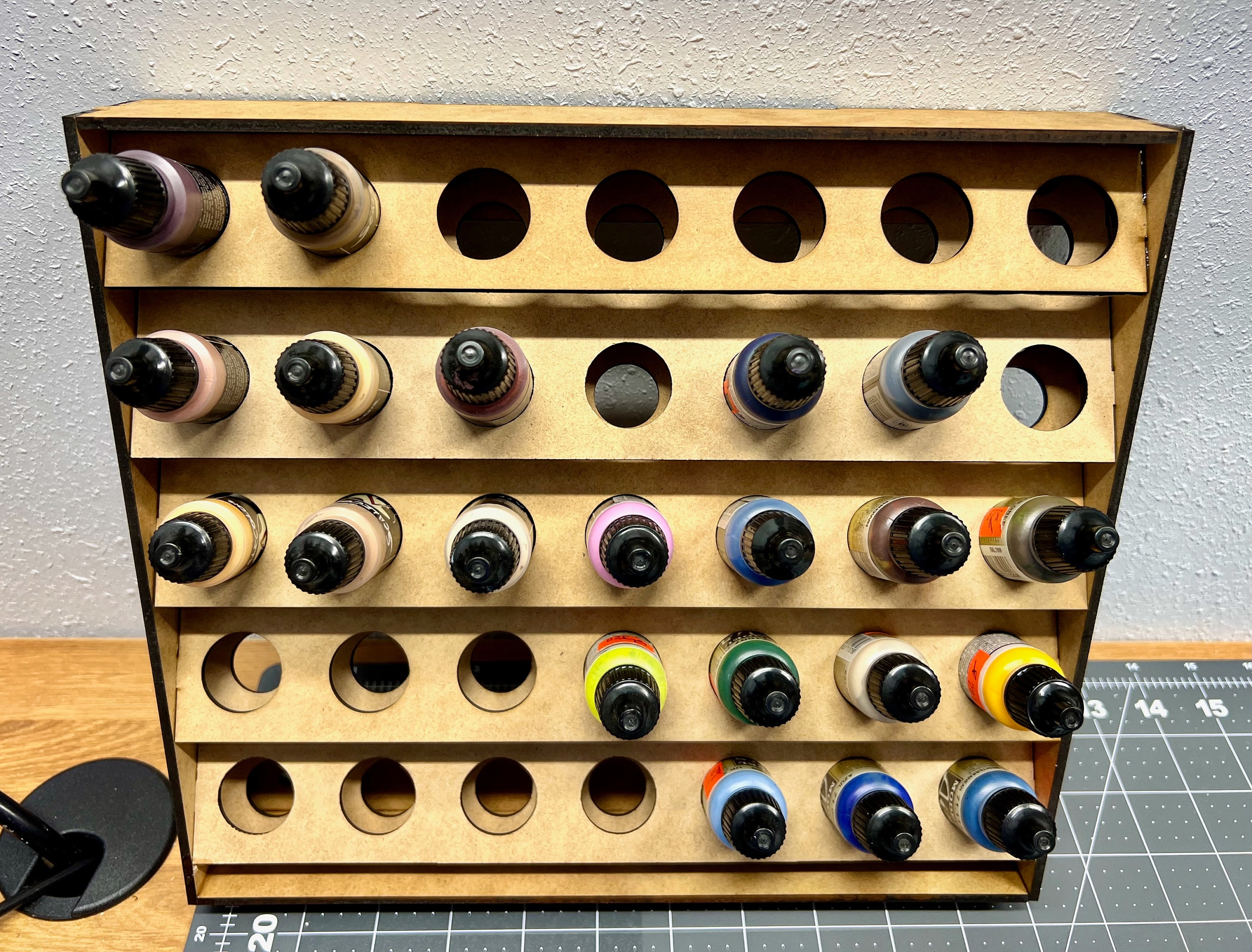 Modular Hobby Paint Rack - Vallejo, Citadel, Army Painter, AK ...