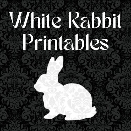 PrintableWhiteRabbit - Etsy