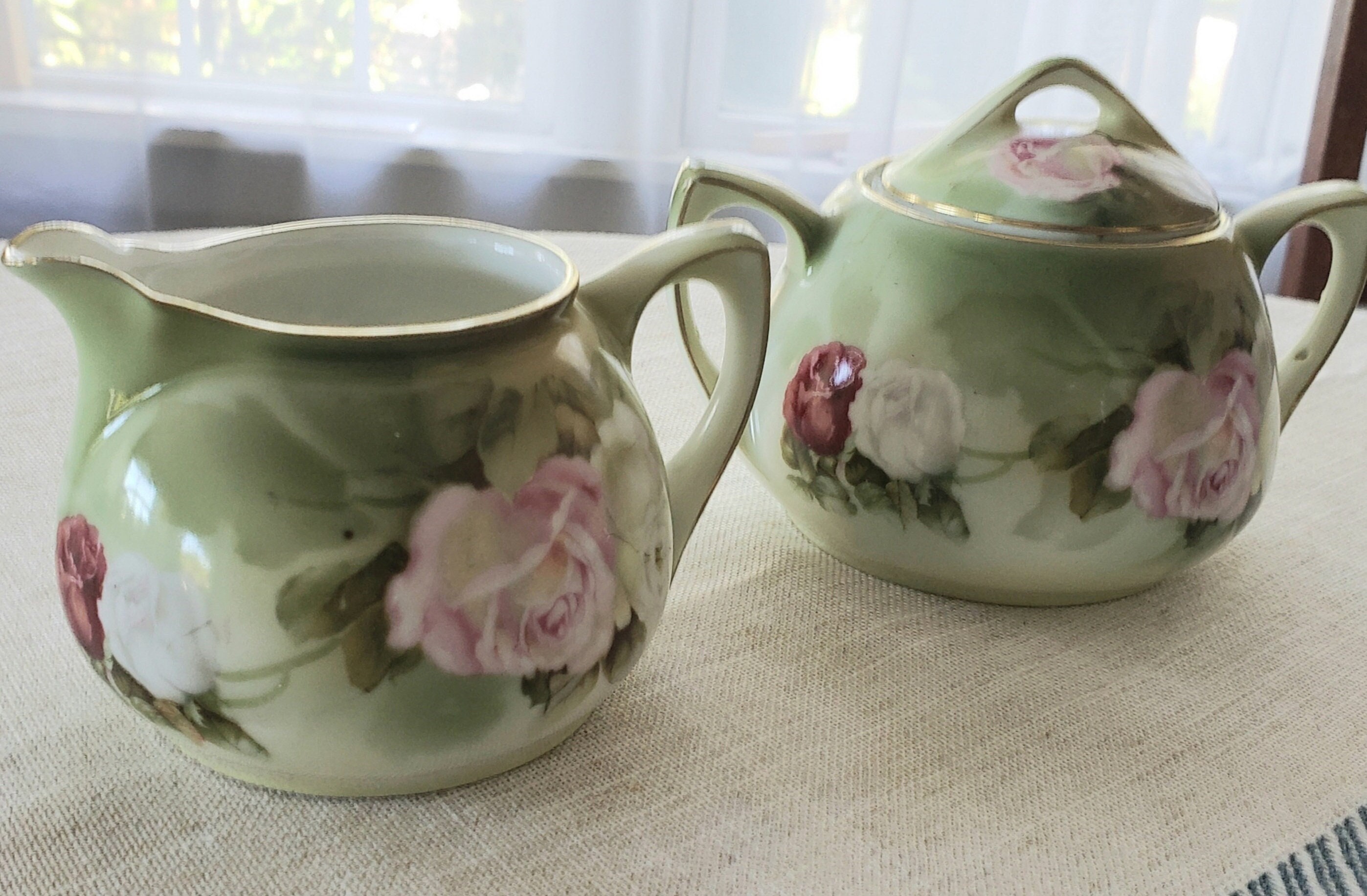 Lrs Germany. Cream and Covered Sugar Lower Holiday Price - Etsy