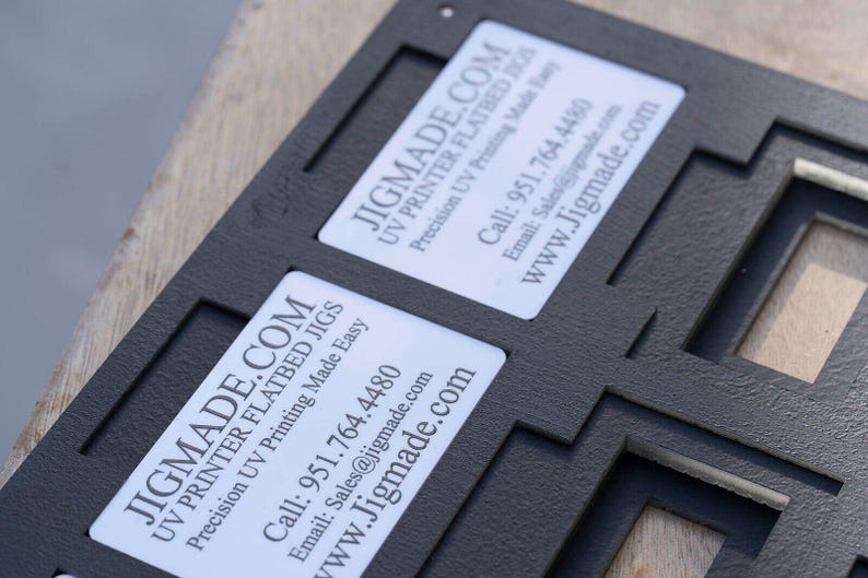 Business Card Printing Jig for Roland LEF-300 / LEF2-300 Flatbed ...