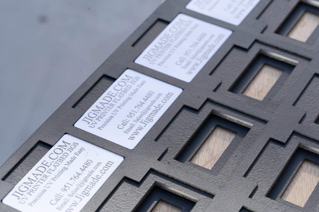 Business Card Printing Jig for Logojet Uvx40r Plus-se With PDF Template ...