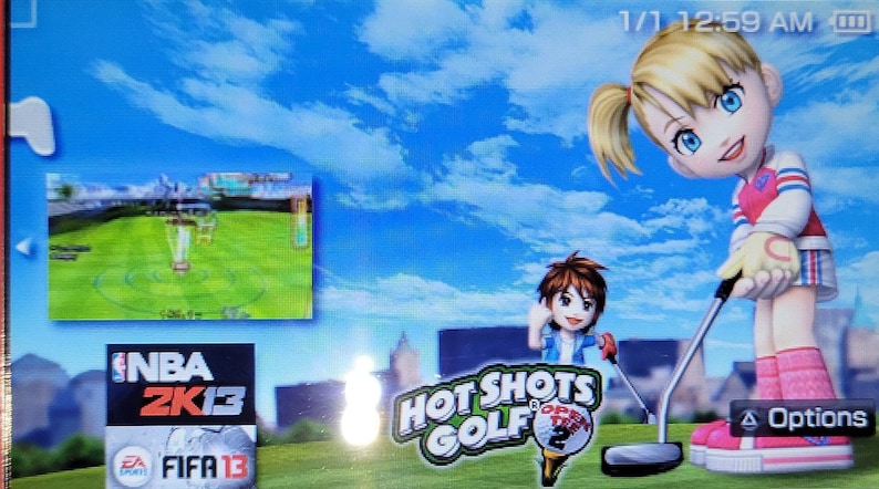 Custom Modded White Sony PSP 1000 Cfw 6.61 Pro-c and Games Bundle ...