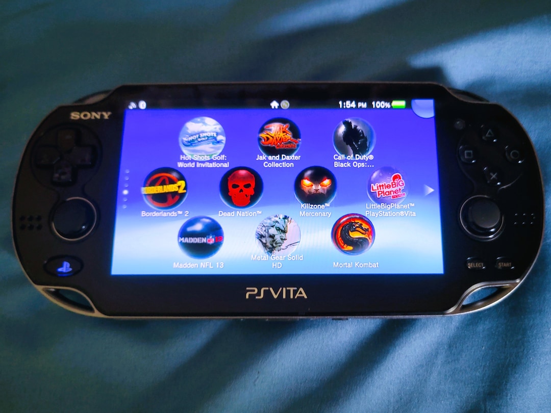 Modded Sony PS Vita 1000 OLED With Loaded Sd2vita 128GB Card - Etsy