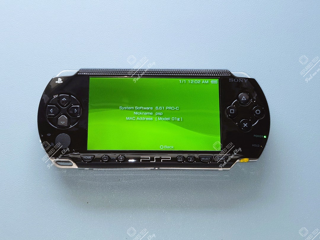 Custom Modded Sony PSP 1000 6.61 Pro-c Loaded With Games + Charger - Etsy