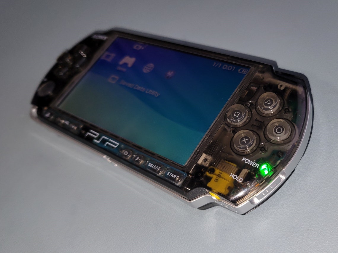 Custom Clear Black PSP 3000 6.61 Infinity Ark 4 With Games Bundle - Etsy