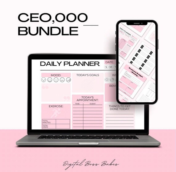 CEO Planner & Budget Templates - Etsy