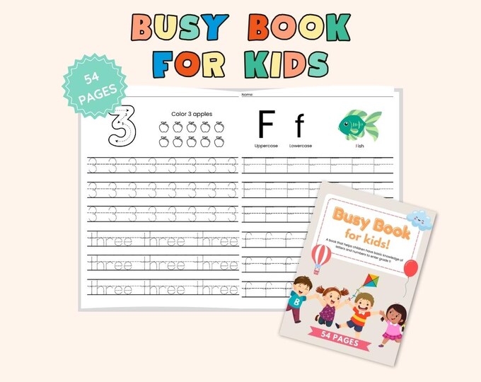 Printable Busy Book Activity - Ice Cream - Toddler Preschool Learning ...