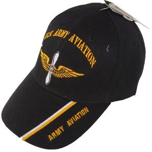 US Army Aviation, Emblem & Shadow, Army Aviation on Bill, Black Hat - Etsy