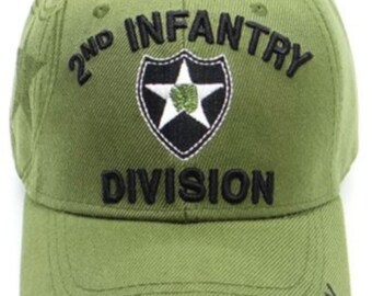 VINTAGE US Army 2ND Infantry Division Patch Sew on Od Olive - Etsy