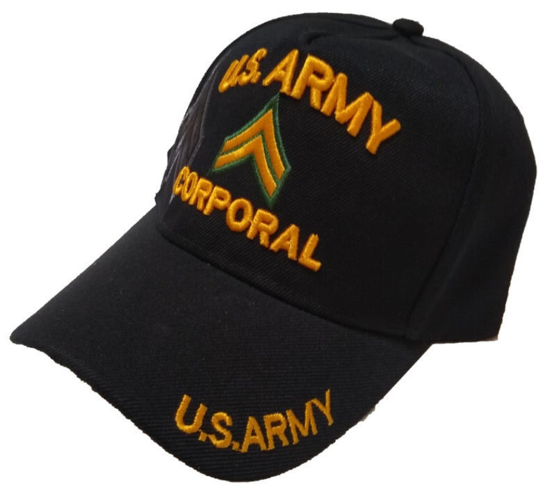 U.S. Army Corporal, Black Hat - Etsy