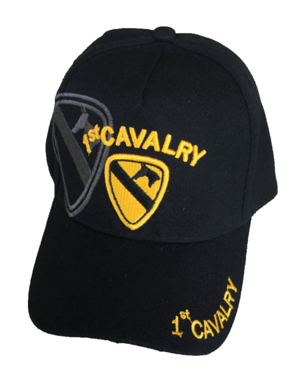 U.S. Army, 1st Cav, 1st Cavalry, Emblem Shadow, Black Hat - Etsy
